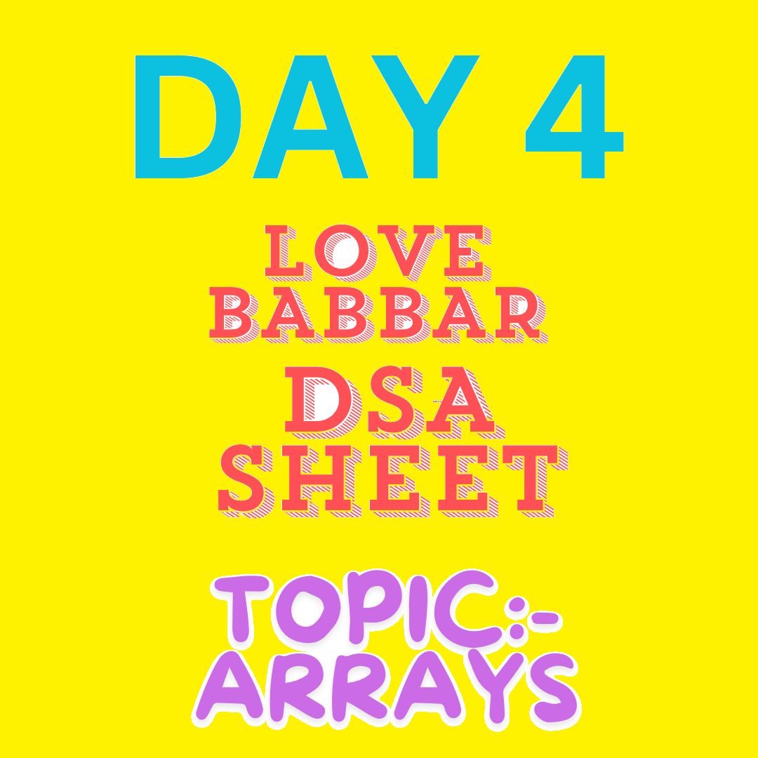 Debojeet Dutta on LinkedIn: #coding #dsa #programming #gfg #lovebabbar ... Debojeet Dutta on LinkedIn: #coding #dsa #programming #gfg #lovebabbar ...