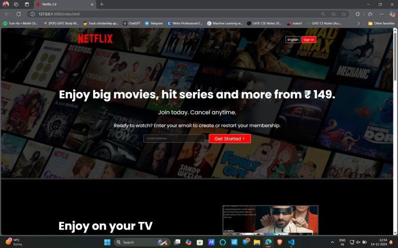📸 Project Showcase: Netflix Clone 🎉 | Souradeep Shil 📸 Project Showcase: Netflix Clone 🎉 | Souradeep Shil