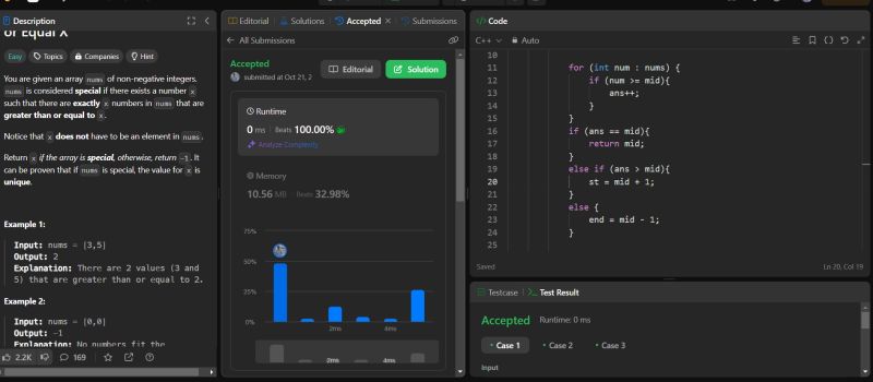 #day18 #100daysofcode #leetcode #leetcode #binarysearch… | SANDEEP MEHTA #day18 #100daysofcode #leetcode #leetcode #binarysearch… | SANDEEP MEHTA