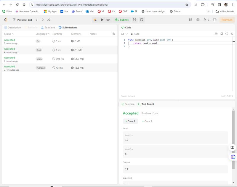 Joshua Richard Craig Helton on LinkedIn: #rust #leetcode #rustlang # ... Joshua Richard Craig Helton on LinkedIn: #rust #leetcode #rustlang # ...