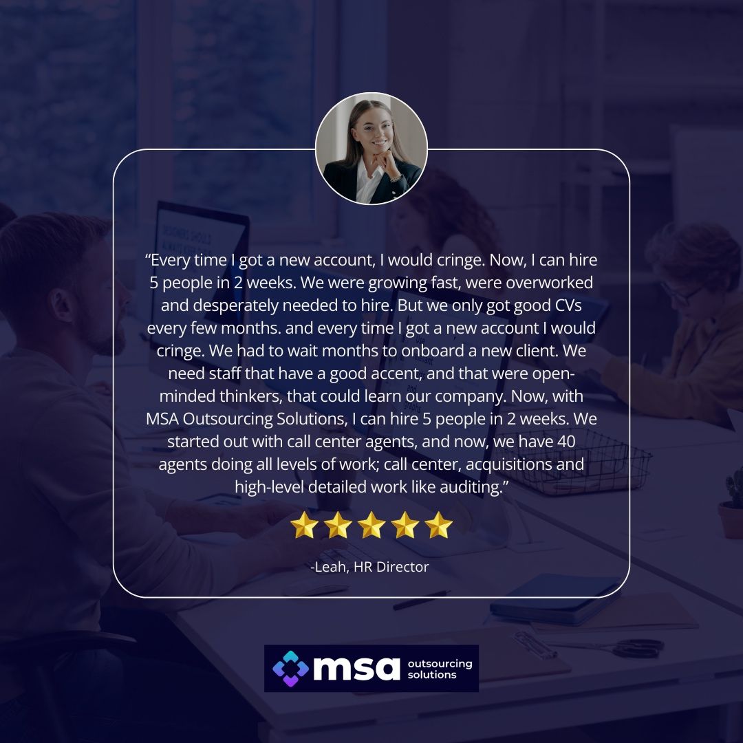 MSA Outsourcing Solutions on LinkedIn: #msa #outsourcing # ... MSA Outsourcing Solutions on LinkedIn: #msa #outsourcing # ...