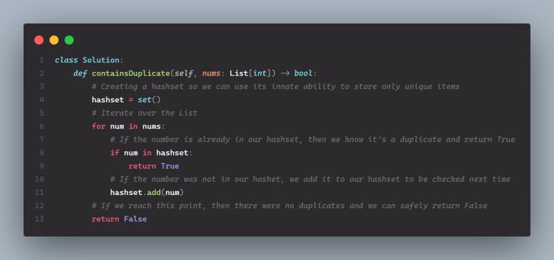 Lucas Becker on LinkedIn: Here's my solution to Leetcode problem 217 ... Lucas Becker on LinkedIn: Here's my solution to Leetcode problem 217 ...
