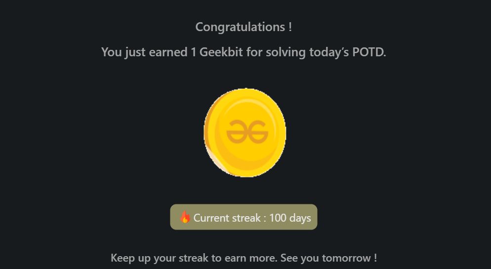 Abhiraj Dixit on LinkedIn: #100daysofcode #geeksforgeeks #codingjourney ... Abhiraj Dixit on LinkedIn: #100daysofcode #geeksforgeeks #codingjourney ...