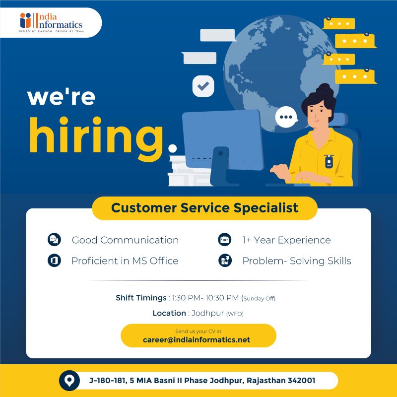 Rennet Lazarus on LinkedIn: HIRING ALERT 📢 India Informatics Looking ... Rennet Lazarus on LinkedIn: HIRING ALERT 📢 India Informatics Looking ...