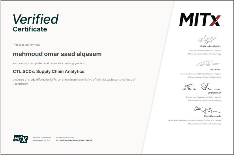 Mahmoud Al Qasem on LinkedIn: #supplychain #university #analytics # ... Mahmoud Al Qasem on LinkedIn: #supplychain #university #analytics # ...