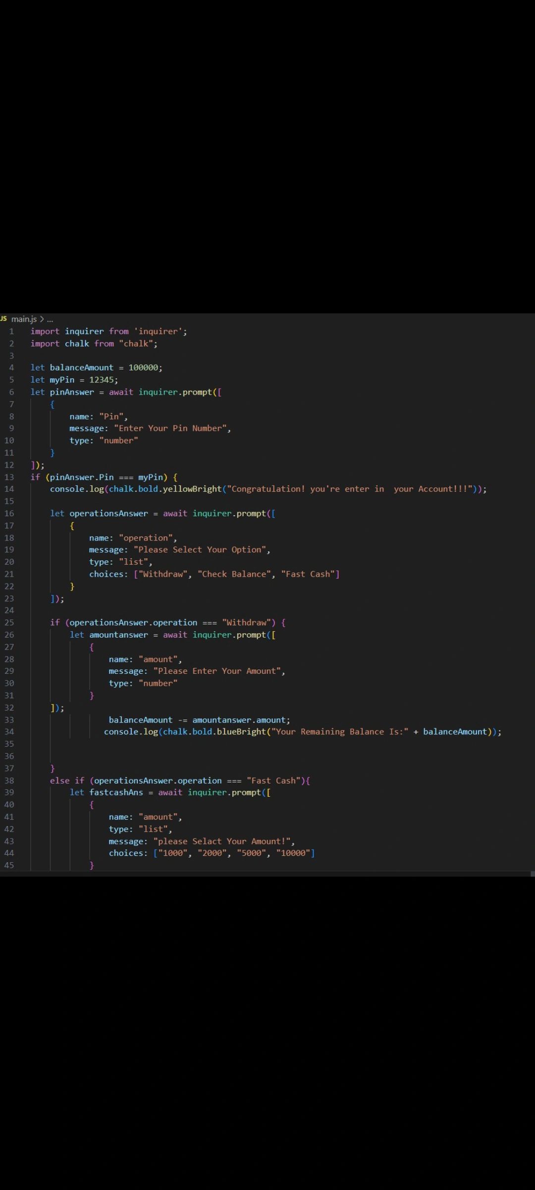 WANIA M. on LinkedIn: #typescript #nodejs #inquirerjs #atm #github # ... WANIA M. on LinkedIn: #typescript #nodejs #inquirerjs #atm #github # ...