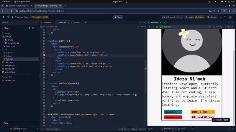 Idera (Ni'mah) Yusuf on LinkedIn: #frontend #react #react Idera (Ni'mah) Yusuf on LinkedIn: #frontend #react #react