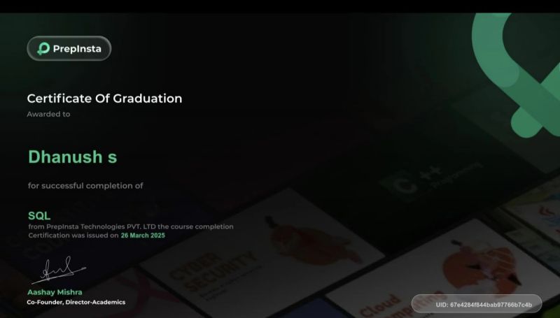 #sql #certification #dataanalytics #learningneverstops #knowledgeseeker ... #sql #certification #dataanalytics #learningneverstops #knowledgeseeker ...