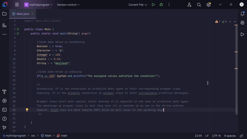Amiitesh Pradeep Kumar on LinkedIn: Day 12 of #100DaysOfJava : Today ... Amiitesh Pradeep Kumar on LinkedIn: Day 12 of #100DaysOfJava : Today ...