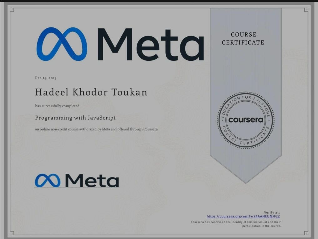 Hadeel Toukan on LinkedIn: #webdevelopment #javascript #javascriptdeveloper Hadeel Toukan on LinkedIn: #webdevelopment #javascript #javascriptdeveloper