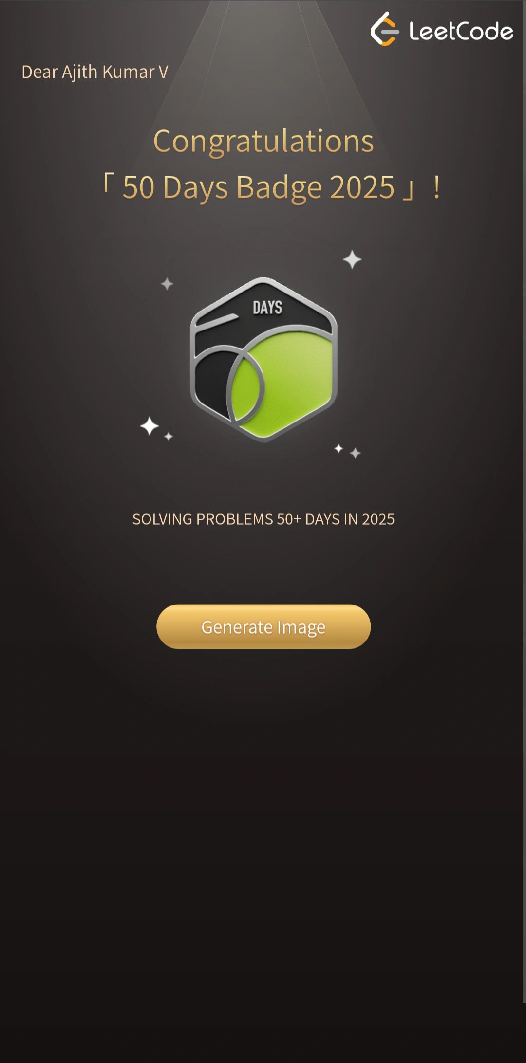 #leetcode #dsa #codingjourney #keeplearning #problemsolving | Ajith Kumar V #leetcode #dsa #codingjourney #keeplearning #problemsolving | Ajith Kumar V