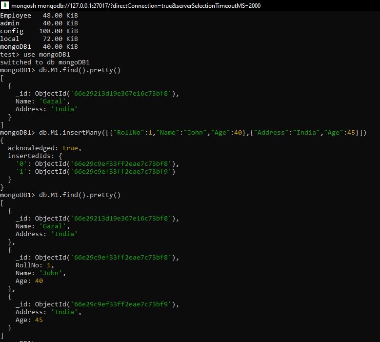 Abdirizack Subane on LinkedIn: In mongoDB We# Create database Insert ... Abdirizack Subane on LinkedIn: In mongoDB We# Create database Insert ...