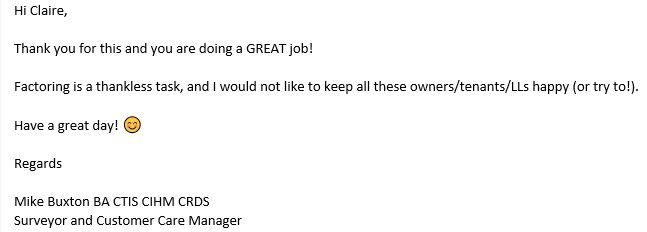 Paul McDermott BA MIRPM on LinkedIn: Always nice to see a compliment ... Paul McDermott BA MIRPM on LinkedIn: Always nice to see a compliment ...