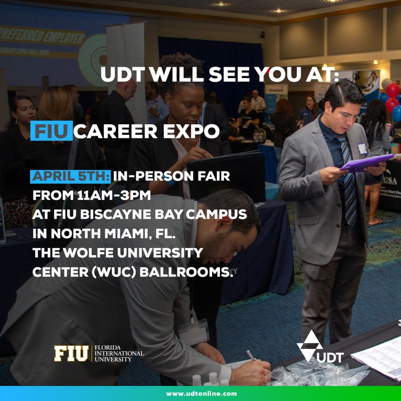 Carla Avila, M.S on LinkedIn: #udt #fiu #careerfair Carla Avila, M.S on LinkedIn: #udt #fiu #careerfair
