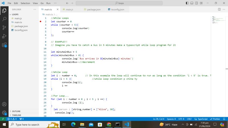 How loops and for loops work in TypeScript | Aqsa Majeed posted on the ... How loops and for loops work in TypeScript | Aqsa Majeed posted on the ...