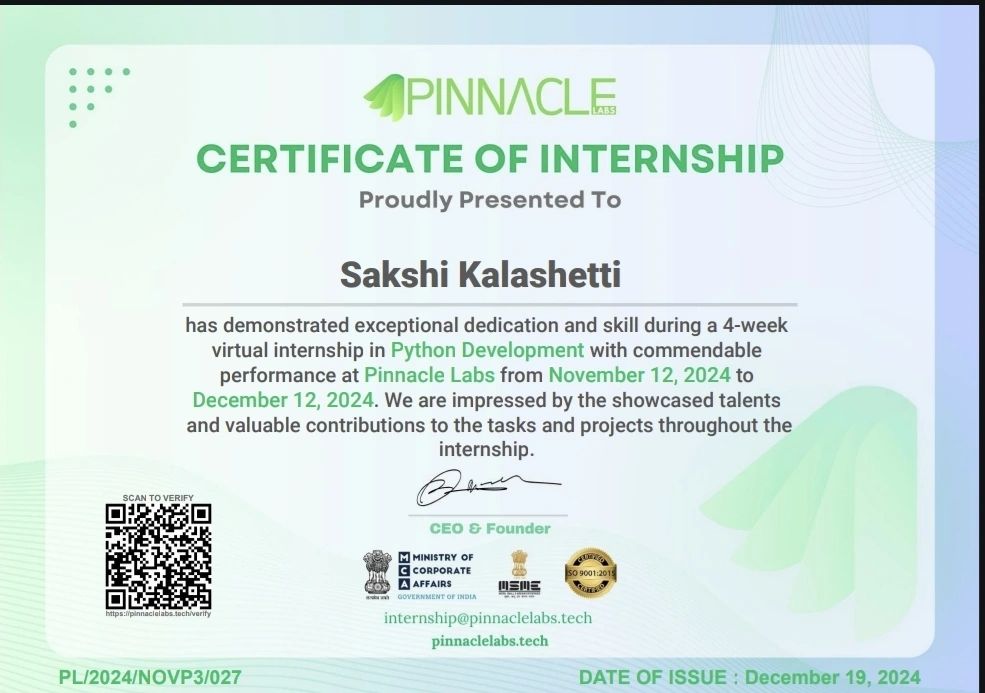 Sakshi Kalashetti on LinkedIn: Excited to share that I’ve completed my ... Sakshi Kalashetti on LinkedIn: Excited to share that I’ve completed my ...