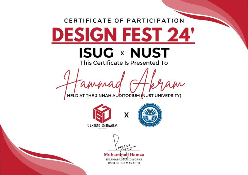 #designfest24 #isug #solidworks | Rao Hammad Akram #designfest24 #isug #solidworks | Rao Hammad Akram