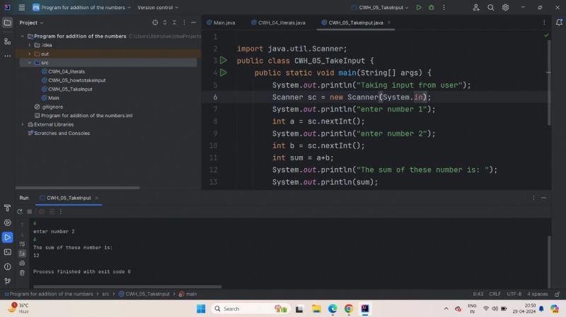 Abhishek Mishra 🖥️ DSA Enthusiast on LinkedIn: #day2 #javacode # ... Abhishek Mishra 🖥️ DSA Enthusiast on LinkedIn: #day2 #javacode # ...