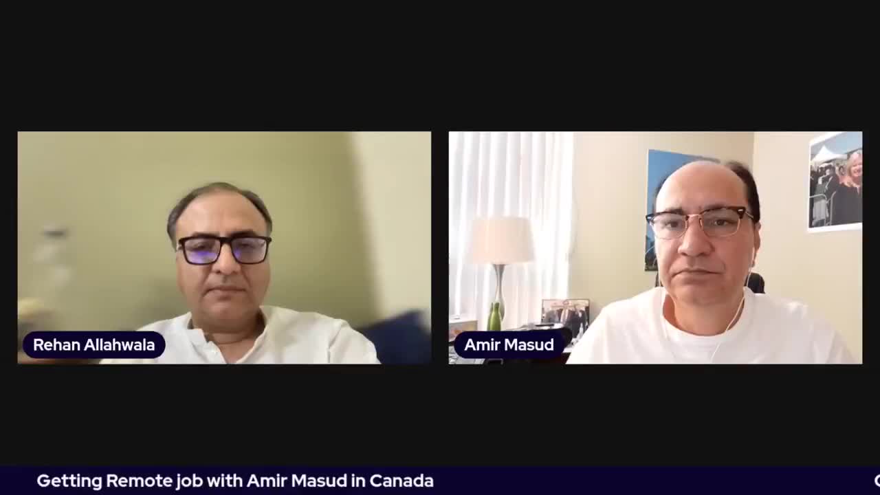 Abdul Wahab on LinkedIn: Getting Remote job with Amir Masud in Canada Abdul Wahab on LinkedIn: Getting Remote job with Amir Masud in Canada