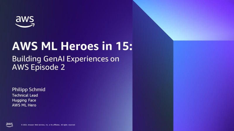 AWS ML Heroes in 15: Building GenAI Experiences on AWS Ep 2 | LinkedIn ... AWS ML Heroes in 15: Building GenAI Experiences on AWS Ep 2 | LinkedIn ...