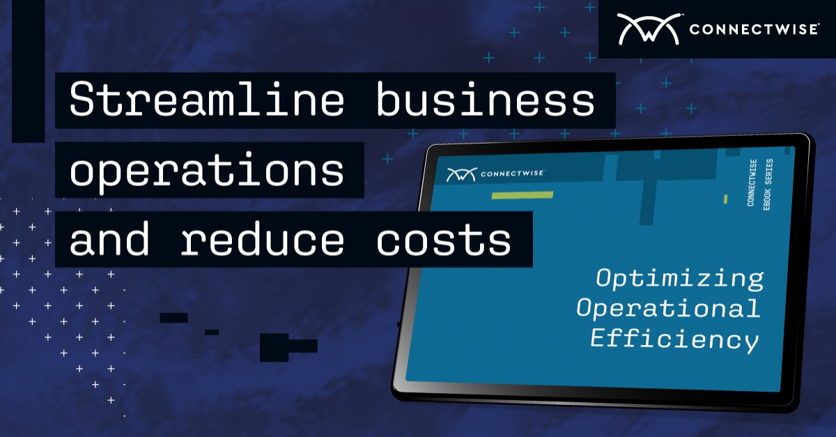 ConnectWise on LinkedIn: Optimizing Operational Efficiency ConnectWise on LinkedIn: Optimizing Operational Efficiency