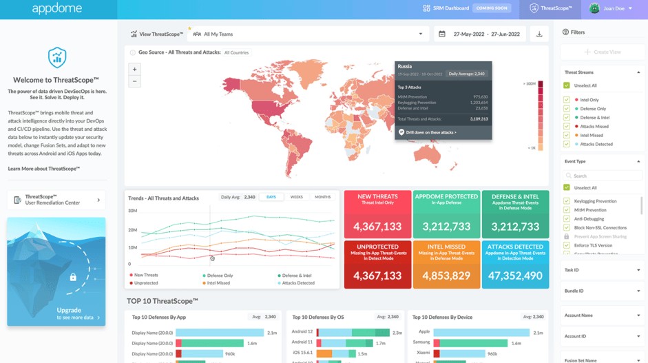 John Cassedy on LinkedIn: Appdome ThreatScope Mobile XDR tracks Android ... John Cassedy on LinkedIn: Appdome ThreatScope Mobile XDR tracks Android ...