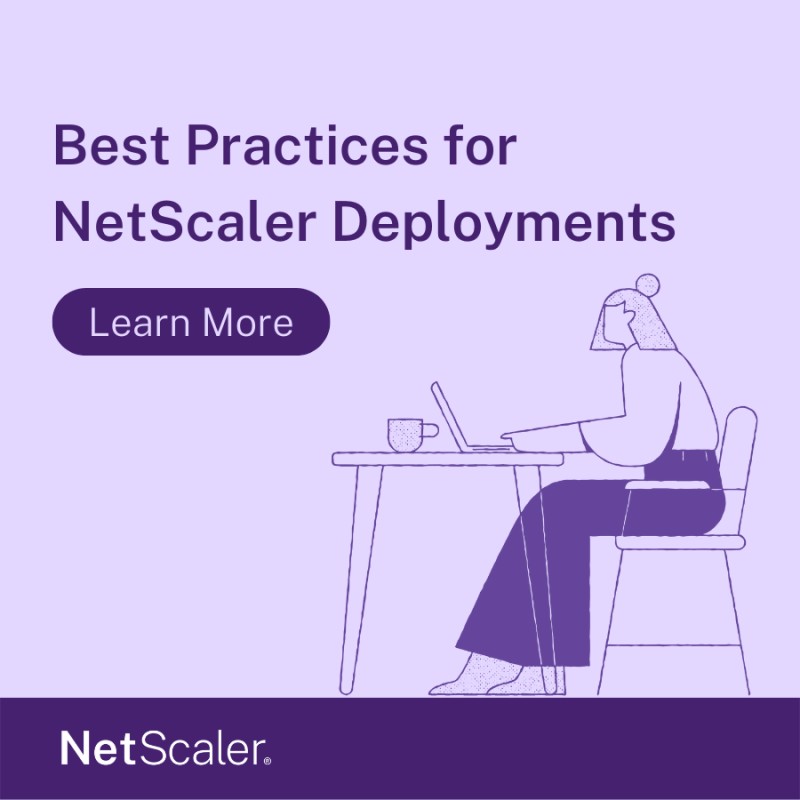 NetScaler on LinkedIn: Tech Paper: Best practices for Citrix ADC ... NetScaler on LinkedIn: Tech Paper: Best practices for Citrix ADC ...