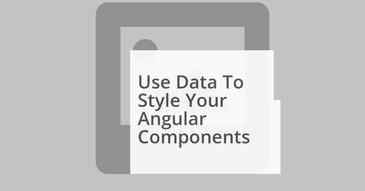 Angular Jobs on LinkedIn: Use Data To Style Your Angular Components Angular Jobs on LinkedIn: Use Data To Style Your Angular Components