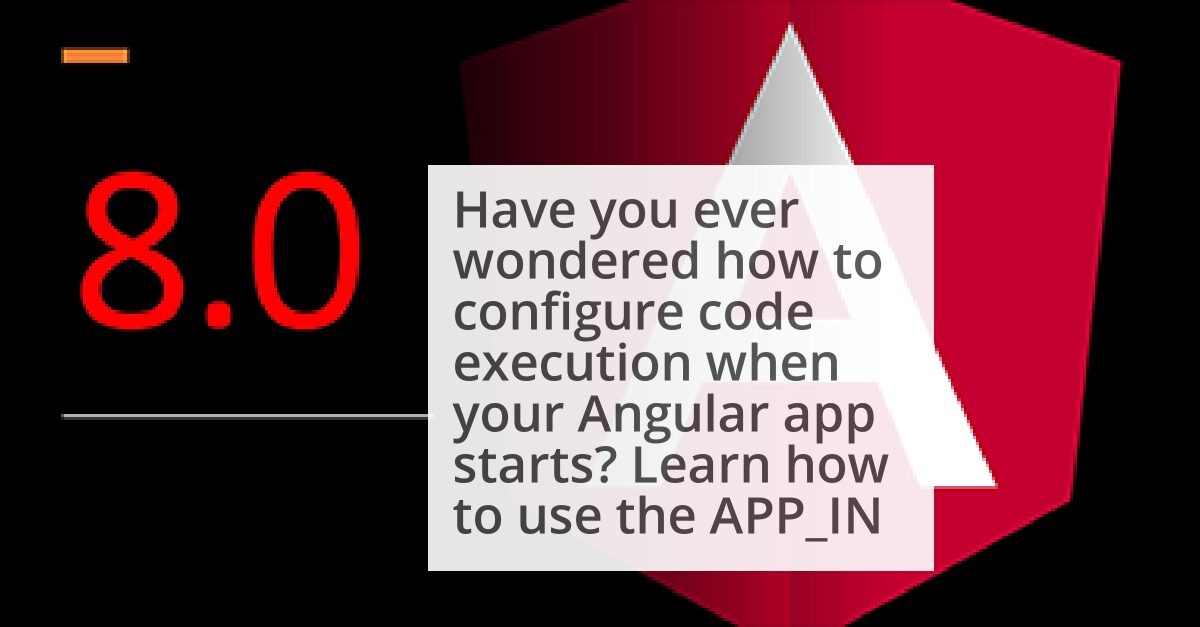 Brandon Lindsay on LinkedIn: How To Use APP_INITIALIZER In Angular Brandon Lindsay on LinkedIn: How To Use APP_INITIALIZER In Angular