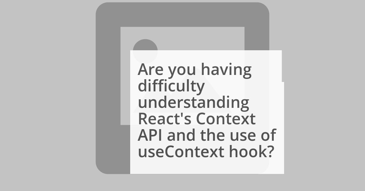 React Jobs on LinkedIn: Mastering useContext: A Deep Dive into React’s ... React Jobs on LinkedIn: Mastering useContext: A Deep Dive into React’s ...