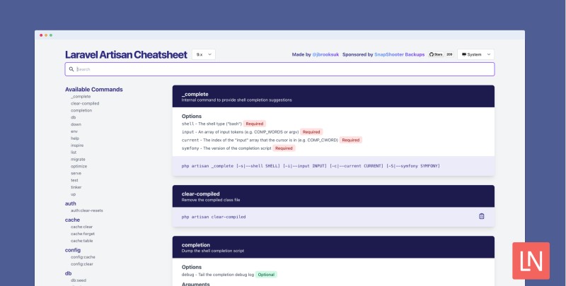 Snehal Moon on LinkedIn: Laravel Artisan Cheatsheet Supports Laravel 10 Snehal Moon on LinkedIn: Laravel Artisan Cheatsheet Supports Laravel 10