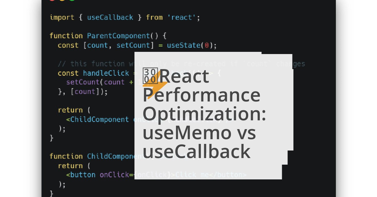 Teresa Kamau on LinkedIn: ⚡️React Performance Optimization: useMemo vs ... Teresa Kamau on LinkedIn: ⚡️React Performance Optimization: useMemo vs ...