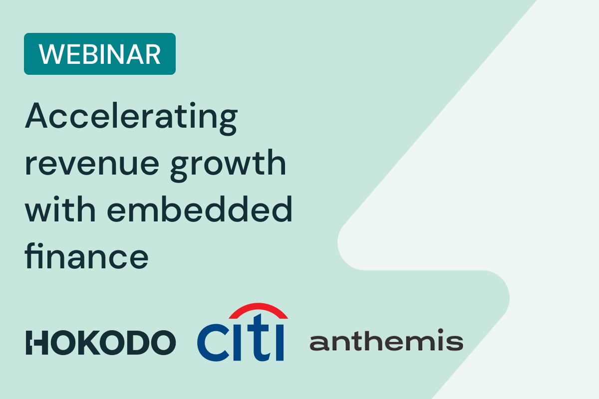 Webinar: Accelerating revenue growth with embedded finance | Hokodo Webinar: Accelerating revenue growth with embedded finance | Hokodo