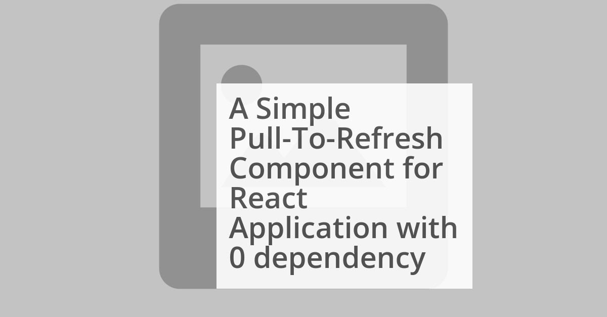 React Jobs on LinkedIn: A Simple Pull-To-Refresh Component for React ... React Jobs on LinkedIn: A Simple Pull-To-Refresh Component for React ...