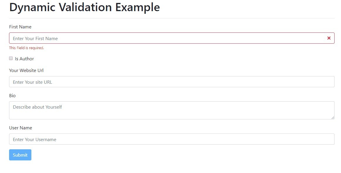 Ricky Lopes on LinkedIn: Dynamic Validation in Angular Dynamic Forms Ricky Lopes on LinkedIn: Dynamic Validation in Angular Dynamic Forms