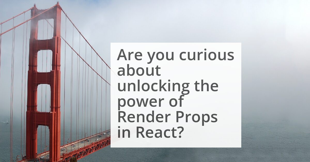 React Jobs on LinkedIn: Demystifying React Render Props: A Beginner's Guide React Jobs on LinkedIn: Demystifying React Render Props: A Beginner's Guide