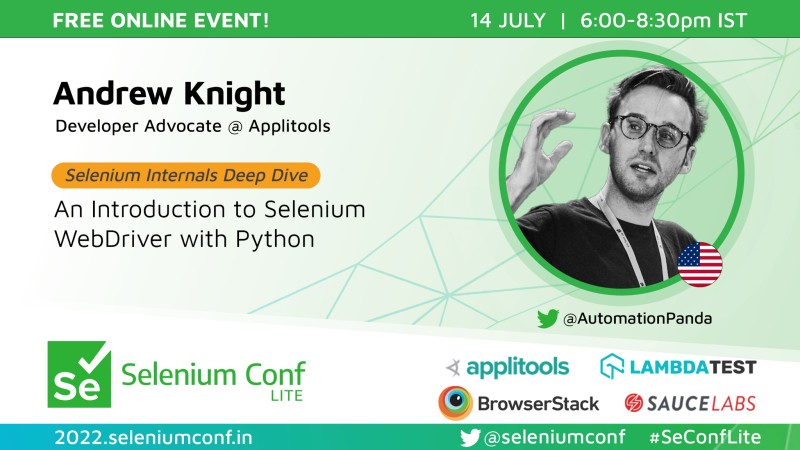 Andrew Knight on LinkedIn: Selenium Conference 2022 Andrew Knight on LinkedIn: Selenium Conference 2022