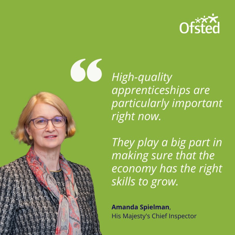 Ofsted on LinkedIn: Amanda Spielman at the Annual Apprenticeship ... Ofsted on LinkedIn: Amanda Spielman at the Annual Apprenticeship ...