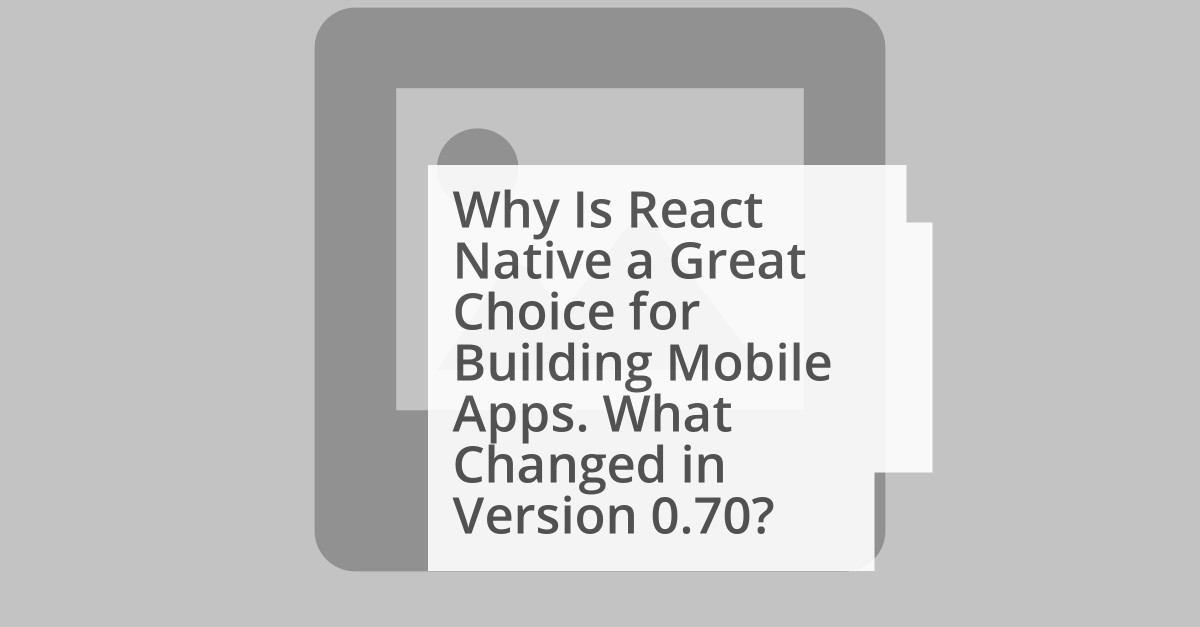 React Jobs on LinkedIn: Why Is React Native a Great Choice for Building ... React Jobs on LinkedIn: Why Is React Native a Great Choice for Building ...