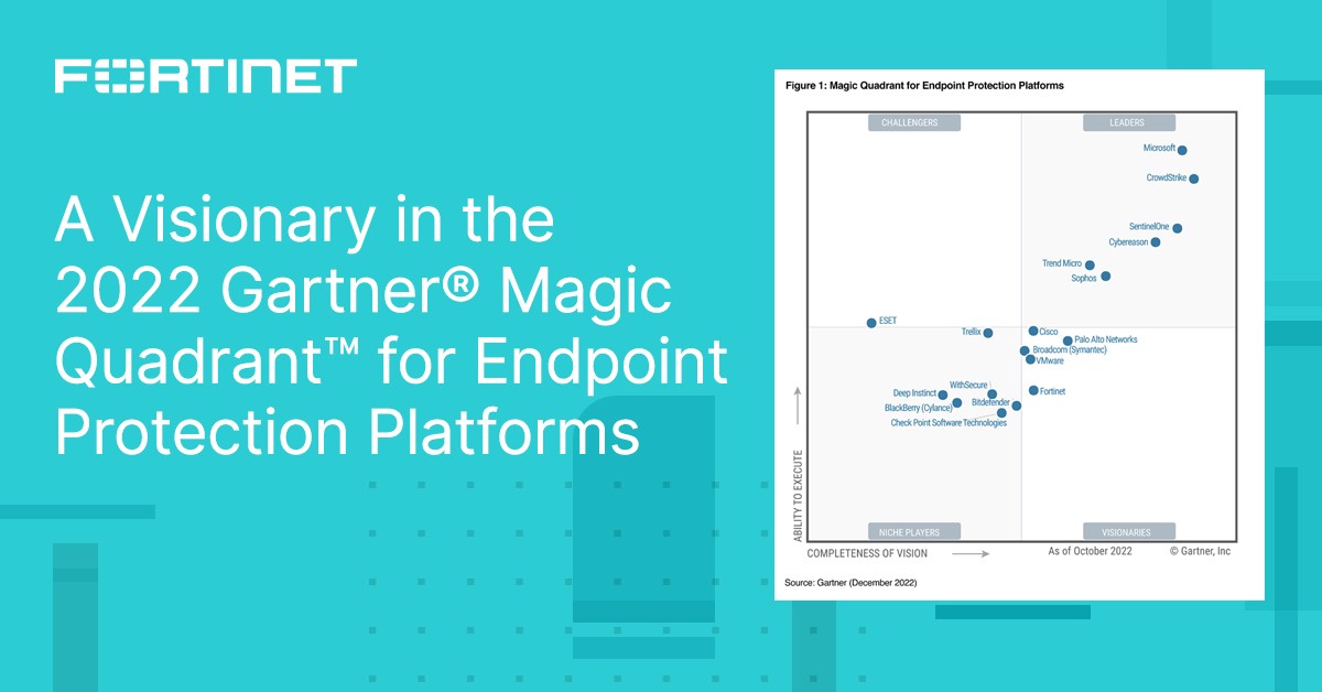 Jean-Marc Rossat sur LinkedIn : Fortinet Named a Visionary in the 2022 ... Jean-Marc Rossat sur LinkedIn : Fortinet Named a Visionary in the 2022 ...