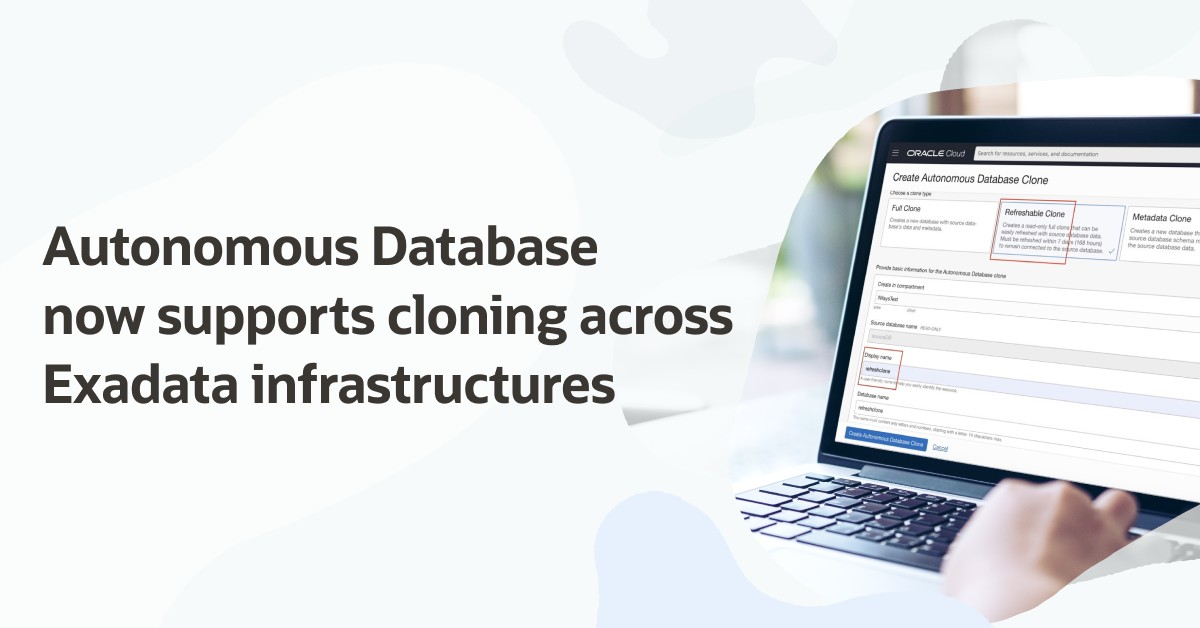 Oracle Cloud on LinkedIn: #autonomousdatabase #exadata Oracle Cloud on LinkedIn: #autonomousdatabase #exadata