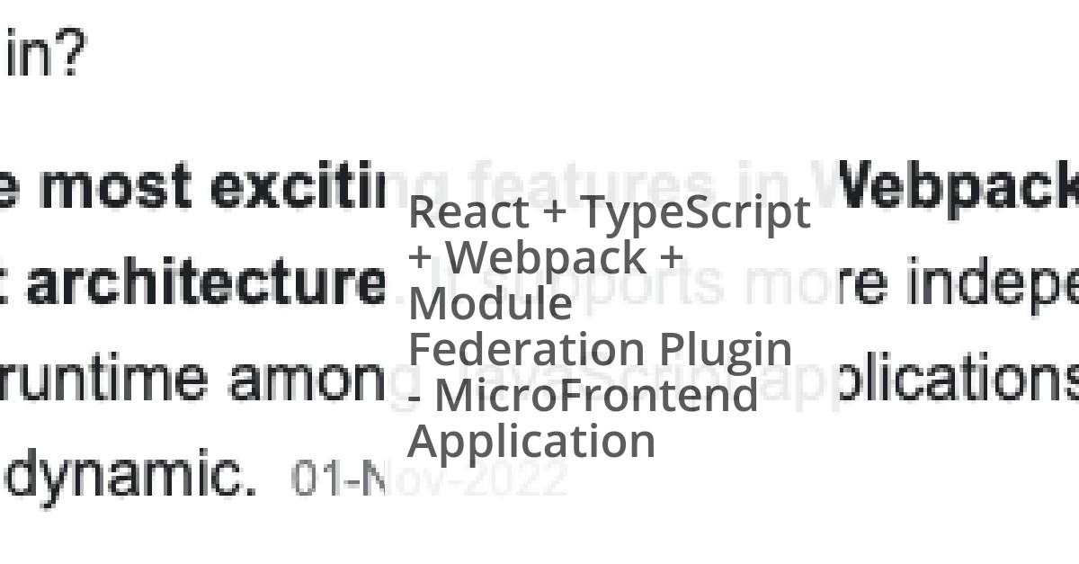React Jobs on LinkedIn: #reactjs #javascript #programming React Jobs on LinkedIn: #reactjs #javascript #programming