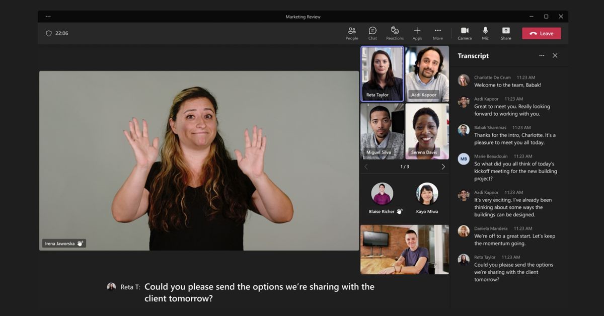 Chris Seferlis na LinkedIn: Microsoft Teams is getting a sign language view Chris Seferlis na LinkedIn: Microsoft Teams is getting a sign language view