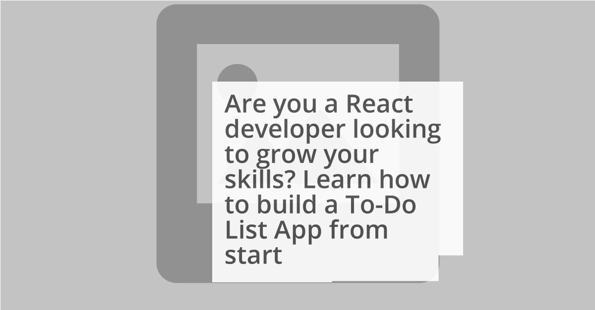 React Jobs on LinkedIn: Maximize Your React Skills: Build a To-Do List ... React Jobs on LinkedIn: Maximize Your React Skills: Build a To-Do List ...