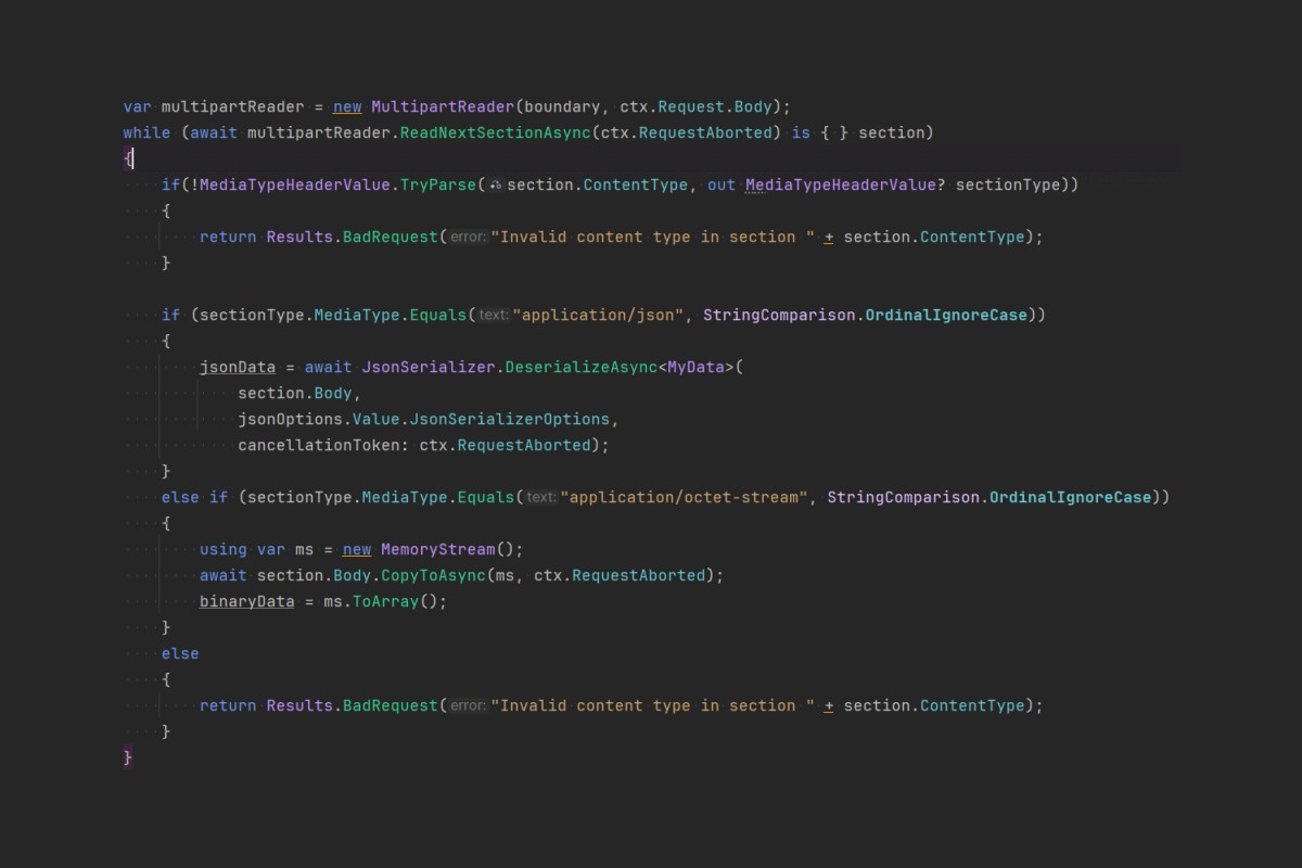 Luca Congiu on LinkedIn: Reading JSON and binary data from multipart ... Luca Congiu on LinkedIn: Reading JSON and binary data from multipart ...