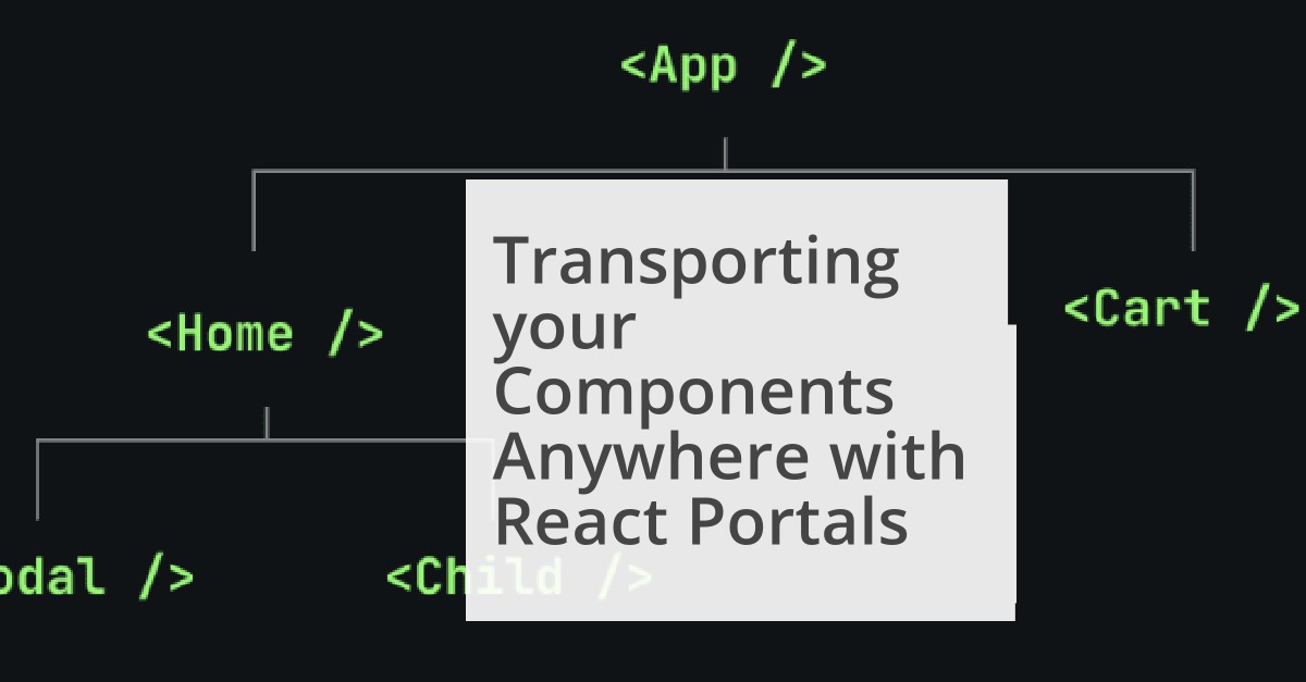 Jerry Gasu on LinkedIn: Transporting your Components Anywhere with ... Jerry Gasu on LinkedIn: Transporting your Components Anywhere with ...