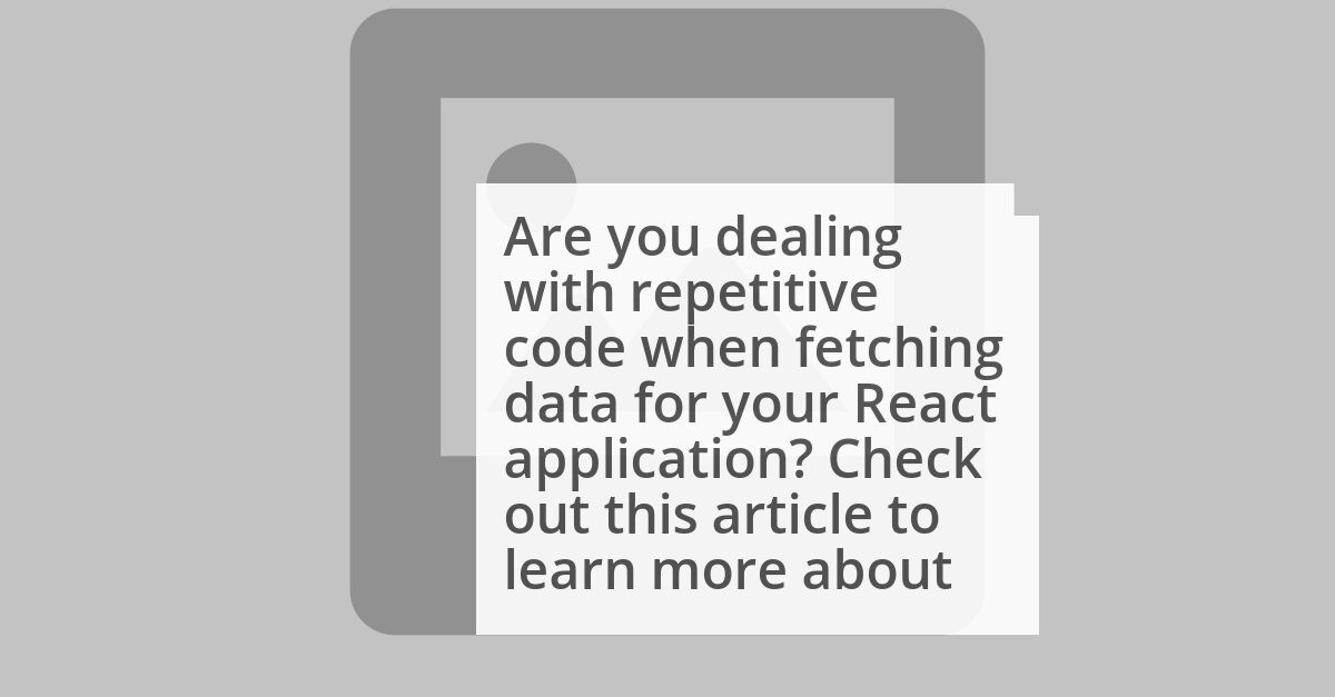 React Jobs on LinkedIn: useFetch Hook in React with Caching React Jobs on LinkedIn: useFetch Hook in React with Caching