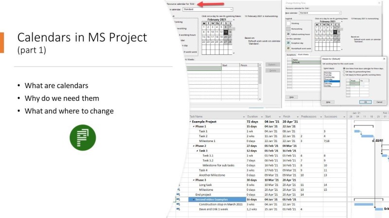 Calendars in Microsoft Project Part 1 https://buff.ly/3Lp7KIa | Erik ... Calendars in Microsoft Project Part 1 https://buff.ly/3Lp7KIa | Erik ...