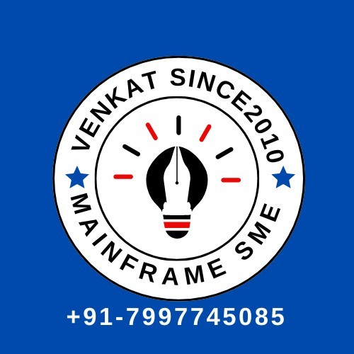 Venkat Mainframe SME and Trainer - Mainframe Developer and Trainer ... Venkat Mainframe SME and Trainer - Mainframe Developer and Trainer ...
