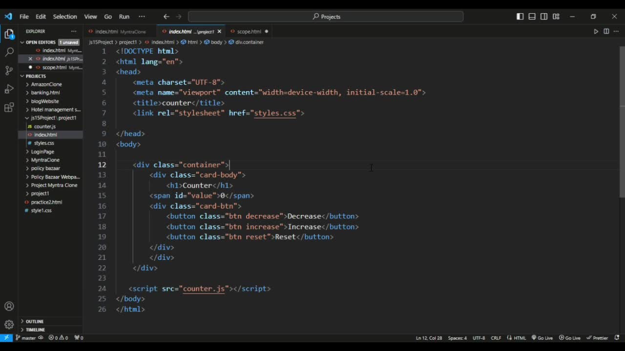 Mohd junaid on LinkedIn: #project5 #learning #javascript #frontend # ... Mohd junaid on LinkedIn: #project5 #learning #javascript #frontend # ...